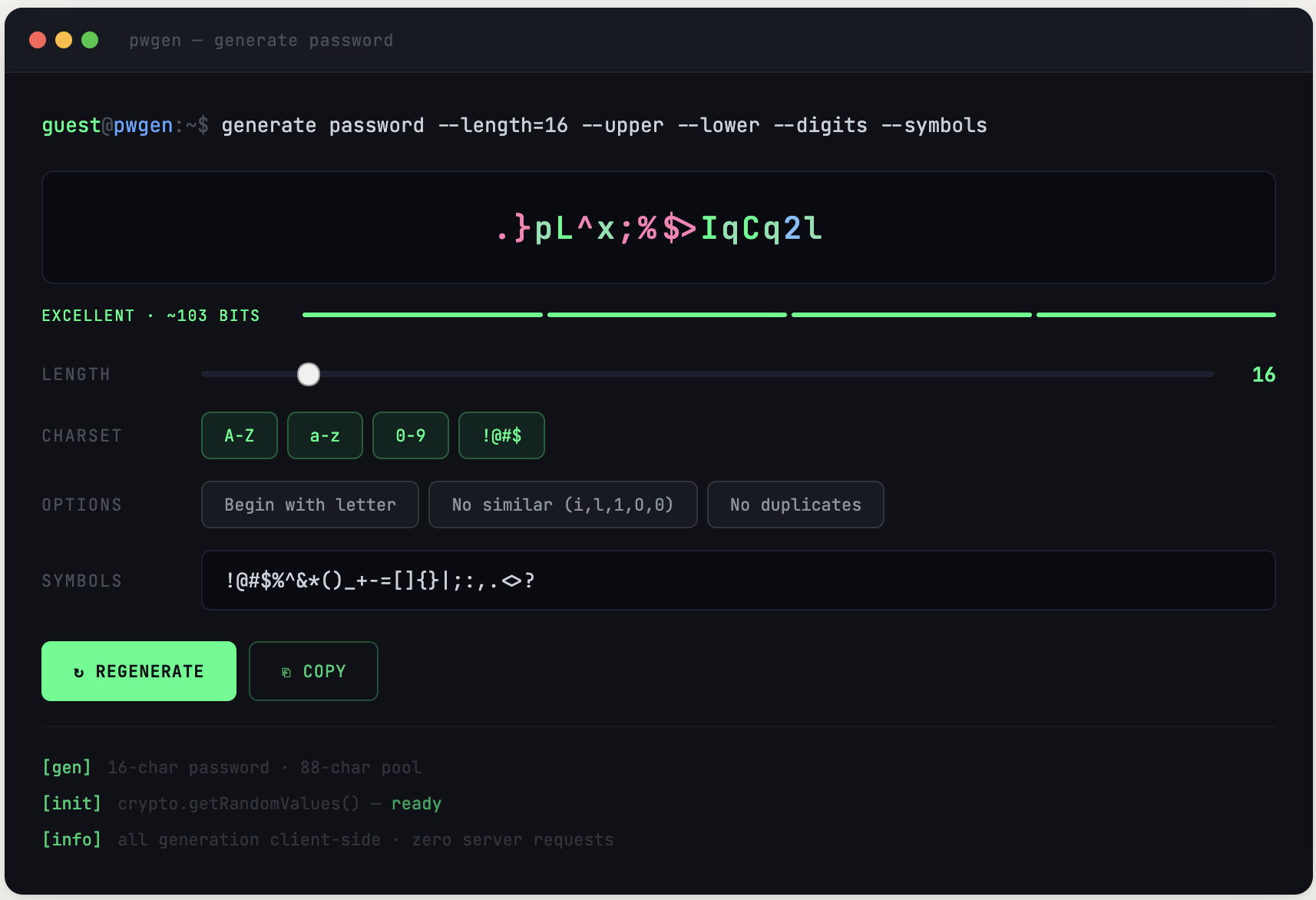 20-Character Password Generator — Generate Secure 20-Char Passwords